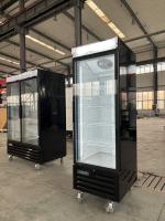 China ETL Certified Upright Glass Door Freezer with Inverter R290 Cooling KBGDM27F for sale