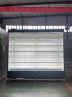 China Retail Open Front Refrigerated Showcase with Large Capacity Shelves and Built in LED Lighting for Better Goods Presentation for sale