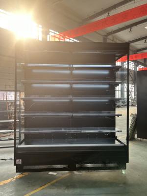 China Shop Open Front Cooling Display Fridge for Convenience Store with Deep Storage Shelves and Interior LED Lighting to Improve Merchandise Display for sale
