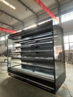 China Retail Open Air Refrigerated Showcase for Market with Heavy Duty Shelves and Long Life LED Illumination to Increase Product Exposure for sale