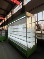 China Grocery Open Air Display Cooler for Convenience Shop with Large Capacity Shelves and Built in LED Lighting to Improve Goods Presentation for sale