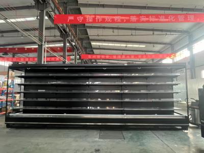 China Supermarket Open Display Refrigerator for Food Retail with Extended Storage Racks and Bright Interior LED Lights to Attract Customer Attention for sale