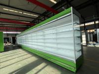 China Market Open Air Refrigerated Display Cabinet for Beverage Retail with Sturdy Shelving and High Brightness LED Illumination to Showcase Fresh Goods for sale