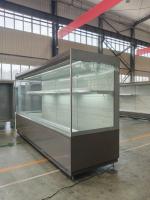 China Supermarket Open Air Cooling Showcase for Snack Shop with Multi Layer Shelves and Built in LED Lamps to Enhance Product Visibility for sale
