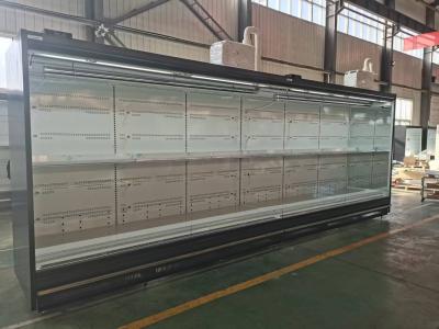 China Retail Open Front Refrigerated Showcase for Grocery Store with Deep Storage Racks and Built in LED Lighting to Improve Goods Presentation for sale