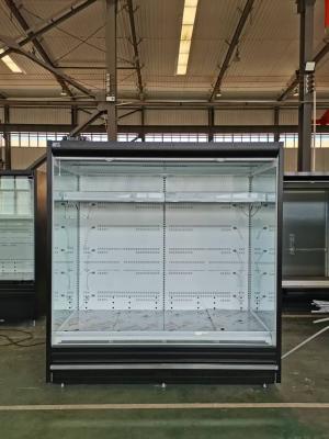 China Grocery Open Air Refrigerated Display Cabinet for Convenience Store with Spacious Shelves and Inner LED Illumination for Better Product Display for sale