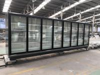 China CRONUS Multi Deck Refrigerated Showcase with 5 Level Adjustable Wire Shelving Built-in Vertical LED Lights and Danfoss Expansion Valve for sale
