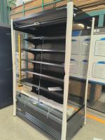 China ELF Glass Door Integrated Multideck Freezer Showcase – 780mm Depth, 4 Shelves, Side LED, Double Anti-Fog Tempered Glass for sale