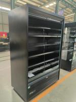 China ELF Self Contained Multideck Freezer Display Cabinet With Glass Door – 900mm Depth, 6 Shelves, Front LED, Low E Anti-Fog Glass for sale