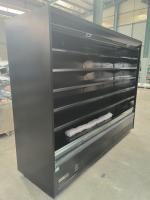 China ELF Vertical Glass Door Multideck Freezer Merchandiser – 840mm Depth, 5 Adjustable Shelves, Built-in LED, Triple Layer Anti-Fog Glass for sale
