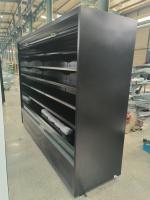China ELF Vertical Glass Door Multideck Freezer Merchandiser – 840mm Depth, 5 Adjustable Shelves, Built-in LED, Triple Layer Anti-Fog Glass for sale
