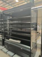 China ELF GR Plug-in Grocery Showcase Refrigerator with Customizable Shelves and Full Length Shelf LED Lights for sale