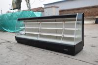 China SEMI Plug-in Half Height Open Merchandising Chiller with Integrated Condenser, Flexible Racks and Built-in LED Illumination for sale