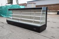 China SEMI Plug-in Half Height Open Merchandising Chiller with Integrated Condenser, Flexible Racks and Built-in LED Illumination for sale