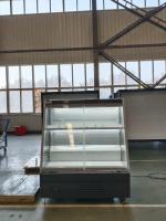 China SEMI GD  Self-Contained Glass Door Refrigerated Showcase – 840mm Depth, 3 Wire Shelves, Built-in LED, Low-E Tempered Glass for sale