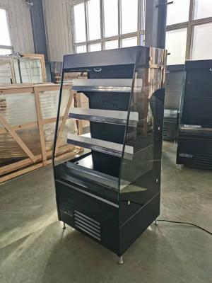 China IDEA Standalone Retail Display Chiller – 645mm Depth, 3 Wire Shelves, Built-in LED, SAIWEI EC Fan, Energy Night Curtains for sale