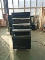China IDEA Standalone Retail Display Chiller – 645mm Depth, 3 Wire Shelves, Built-in LED, SAIWEI EC Fan, Energy Night Curtains for sale