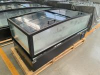 China GRAND Series 1900mm Static Cool Display Freezer Fitted with Low-E Sliding Top Lid for sale