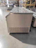 China VENUS Series 2500mm Series Static Type Commercial Freezer Display Case with Low-E Sliding Cover for sale