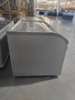China VENUS Series 2500mm Series Static Type Commercial Freezer Display Case with Low-E Sliding Cover for sale