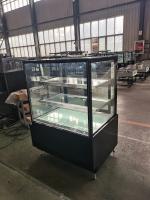 China VERA Series 900mm Forced Air Display Case with Triple Anti-Fog Glass Panel for sale