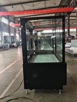 China VERA Series 900mm Forced Air Display Case with Triple Anti-Fog Glass Panel for sale