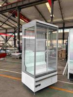 China Compact Plug-in Upright Glass Door Fridge with 5 Layers Adjustable Shelving and R290 Refrigerant for Convenience Store Beverage Display for sale