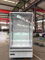 China Compact Plug-in Upright Glass Door Fridge with 5 Layers Adjustable Shelving and R290 Refrigerant for Convenience Store Beverage Display for sale