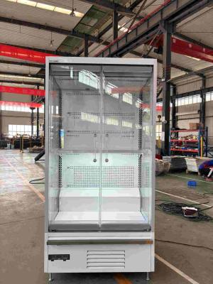 China Compact Plug-in Upright Glass Door Fridge with 5 Layers Adjustable Shelving and R290 Refrigerant for Convenience Store Beverage Display for sale