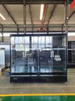 China ELF GR 250 Plug-in Vertical Glass Front Chiller Large Retail Display Refrigerator for Packaged Grocery for sale