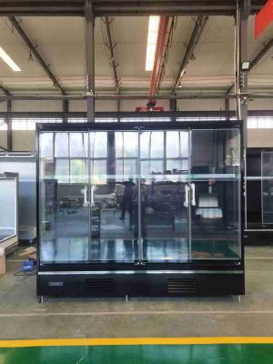 China ELF GR 250 Plug-in Vertical Glass Front Chiller Large Retail Display Refrigerator for Packaged Grocery for sale