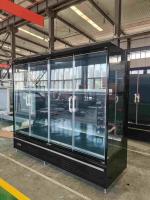 China ELF GR 250 Plug-in Vertical Glass Front Chiller Large Retail Display Refrigerator for Packaged Grocery for sale