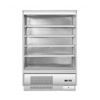China Upright Commercial Display Chiller / Open Display Refrigerator Low Noise for sale
