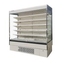 China Fan Cooling Vertical Display Fridge / Refrigerator For Supermarket Display for sale