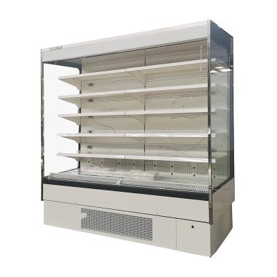 China Fan Cooling Vertical Display Fridge / Refrigerator For Supermarket Display for sale