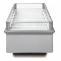China Freezer And Fridge Interchangeable Island Display Refrigerator for sale