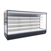 China Open Fronted Wallsite Dairy Display Fridge Showcase With Ventilated Cooling System for sale