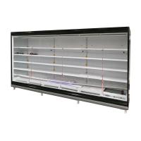 China Low Fronted Remote Multideck Open Display Fridge 5 Layers With LED Light Tubes for sale