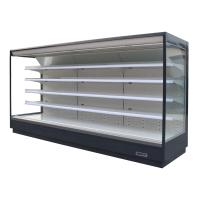 China Ventilated Front Open Display Fridge With Adjustable Heavy Duty Shelving for sale