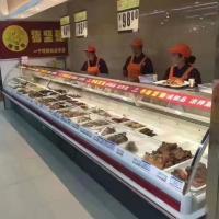 China 2.0 Meters Deli Display Fridge Deli Refrigeration Equipment Fan Cooling 580L Display Volume for sale