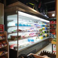 China R404a Refrigerant commercial beverage fridge Self Serve Impulse Cooler for sale