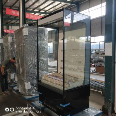 China Supermarket Commercial Drink Display Fridge Beverage Display Cooler Forced Air Cooling for sale