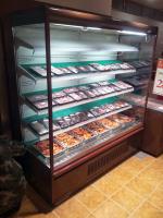 China Automatic Defrost Multideck Display Fridge Refrigerated Open Display Cabinets for sale