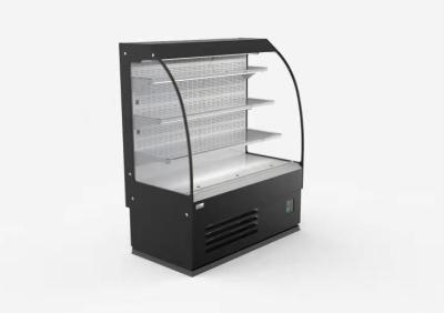 China Vertical Multideck Display Fridge Semi Open Chiller Air Cooling R404a/R290 Refrigerant for sale