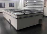 China Heavy Duty Commercial Island Display Fridge Static Cooling With Baskets for sale