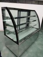 China Sliding Glass Refrigerated Bakery Display Case 410l Display Volume 220v / 50h for sale