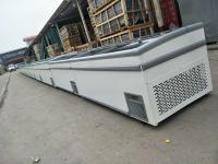 China Static Cooling Supermarket Chest Freezer Sliding Door Ice Cream Freezer Energy Saving for sale