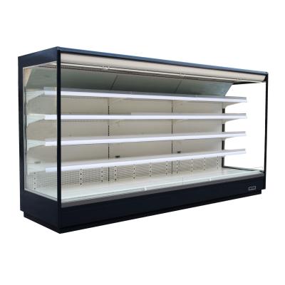 China Free Standing Open Display Fridge , Commercial Beverage Cooler Refrigerator for sale