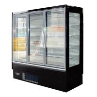 China Vertical LED Lighting Multideck Display Fridge R290 Refrigerant For Drinks And Beverages for sale