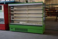 China Air Cooling Commercial Display Fridge Open Display Refrigerator Automatic Defrost for sale